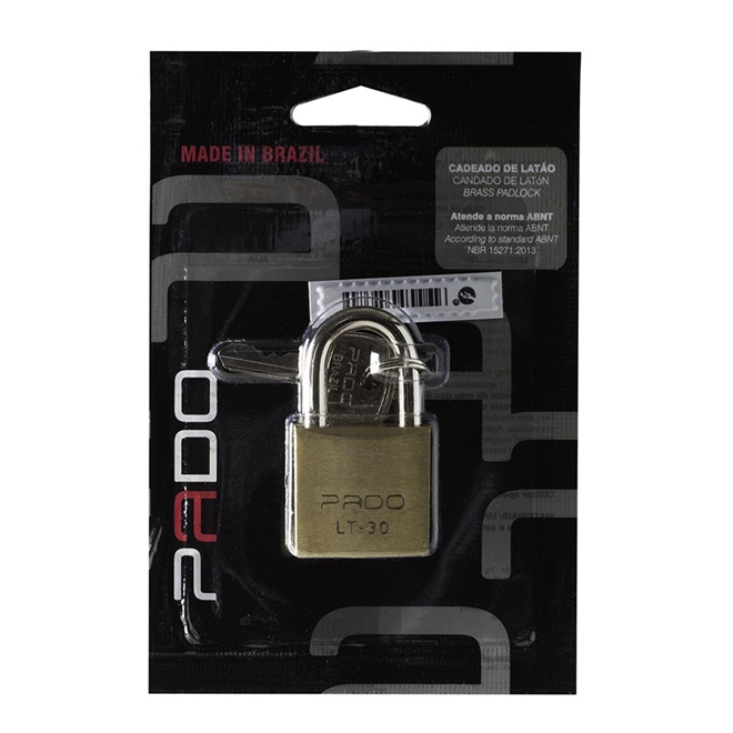 Cadeado Pado 30mm em Cartela - Cadeado Pado 30mm em Cartela 2374 - PADO