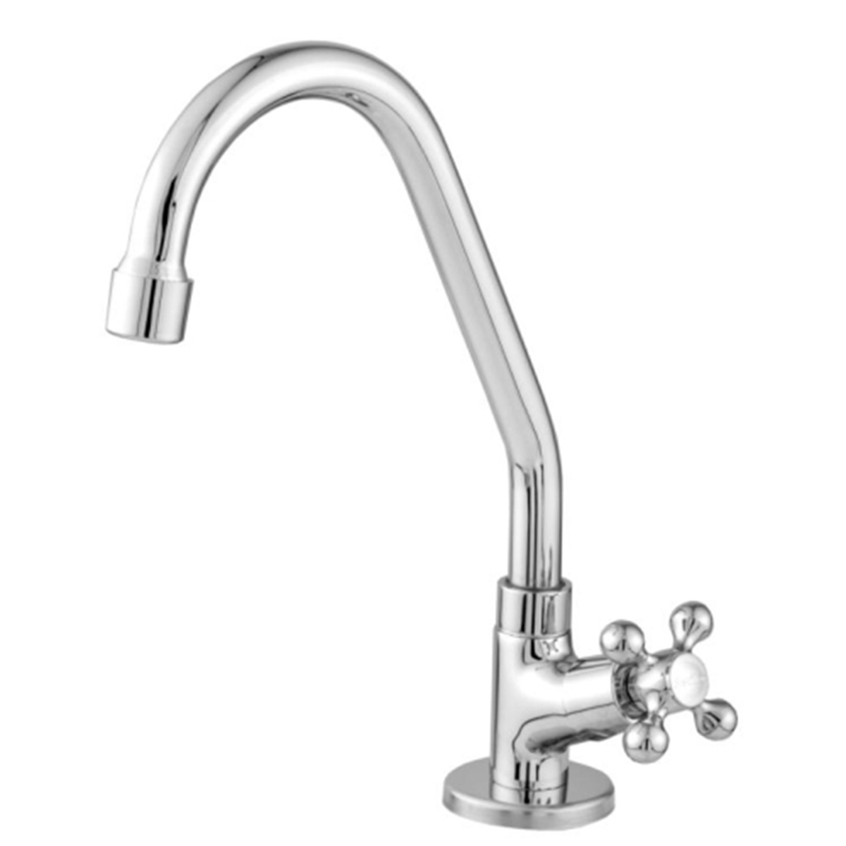 Torneira Cozinha Bancada Giratória Cano 5/8' c/ Arejador Fixo 1/4 de Volta M18 55089 - Torneira ...