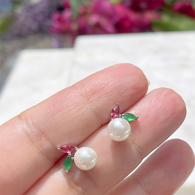 Brinco Turmalina Rosa 99887 - Brinco Turmalina Rosa 99887 - GH